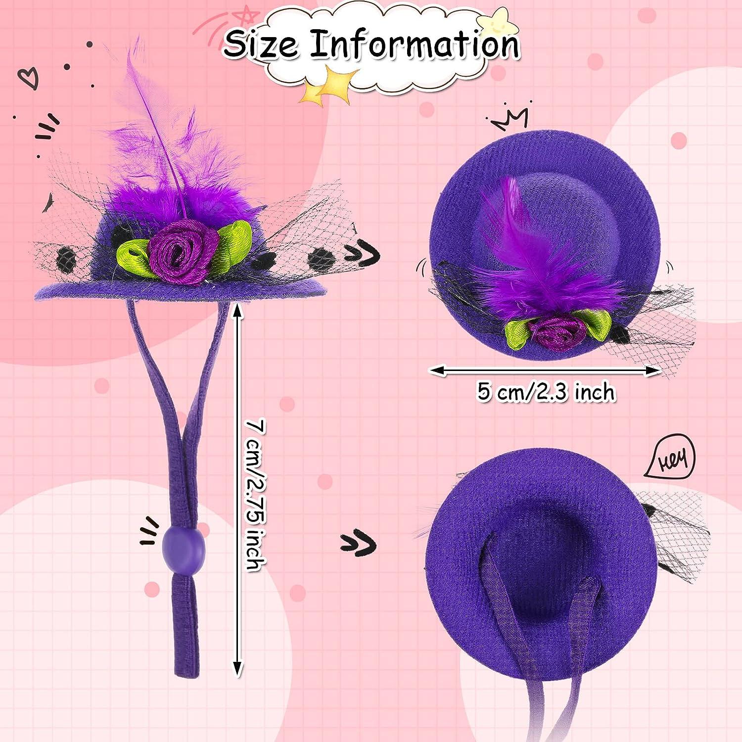 6-Piece Chicken Hats for Hens - Funny Mini Hat with Adjustable Strap ...