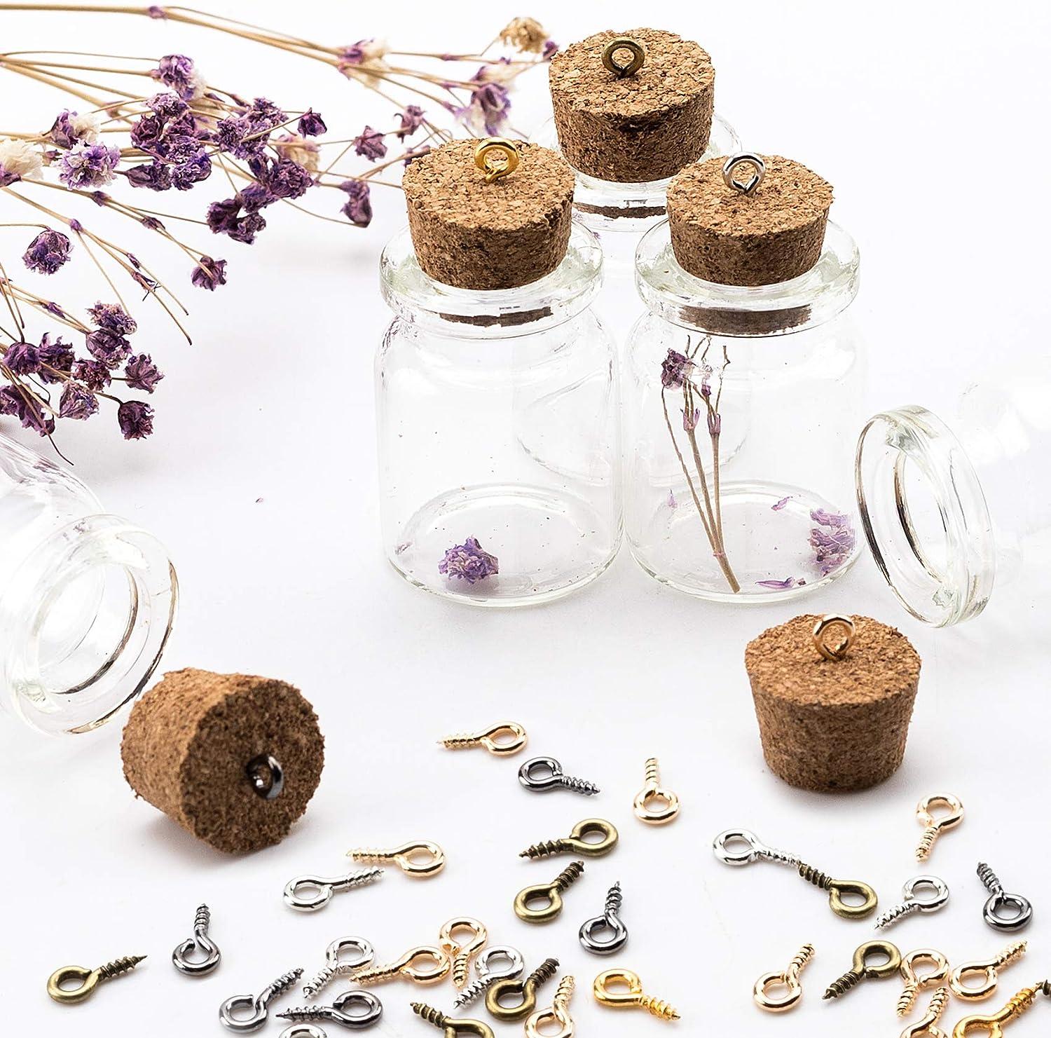 OIIKI 2000Pcs Screw Eye Pins - Small Metal Eye Pins Hooks for Jewelry ...