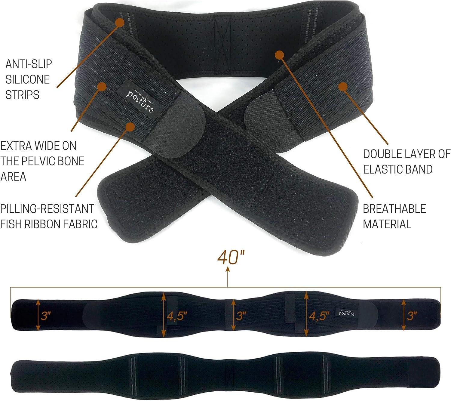 Vriksasana Si Belt for Men and Women - Sciatica Relief for Back, Leg ...