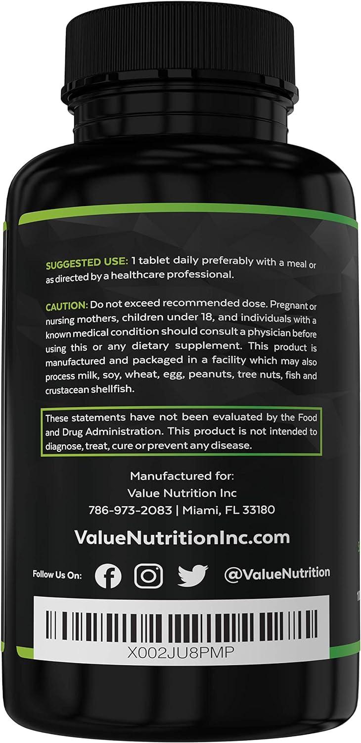 Zinc 50mg Immune Support Supplement - 100 High Potency Tablets ...
