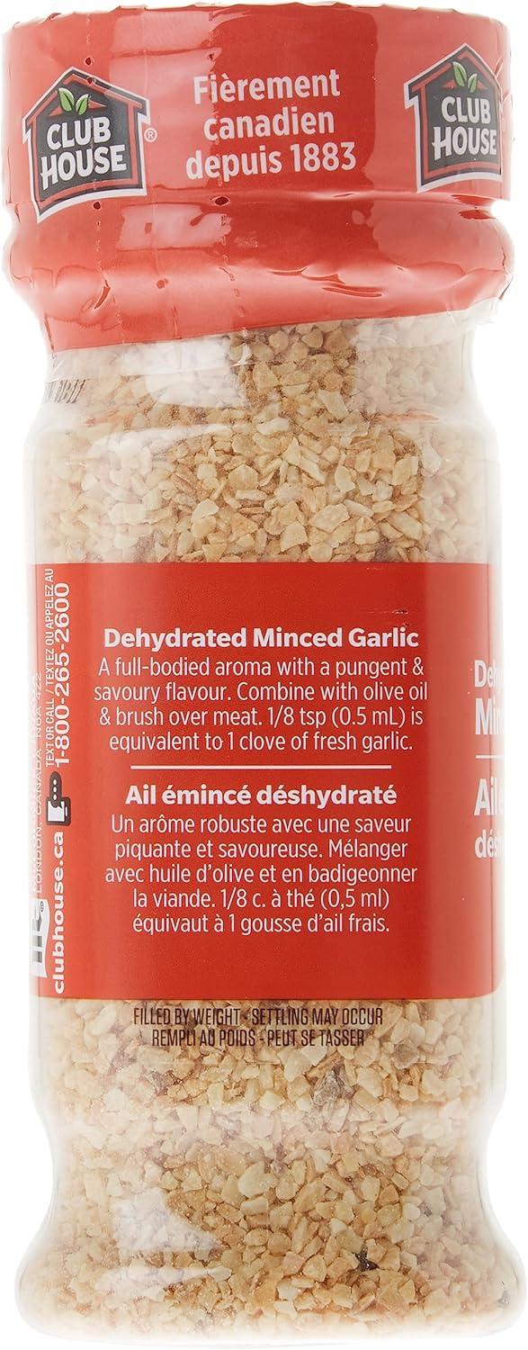 Club House Quality Natural Herbs & Spices Dehydrated Minced Garlic 160g ...
