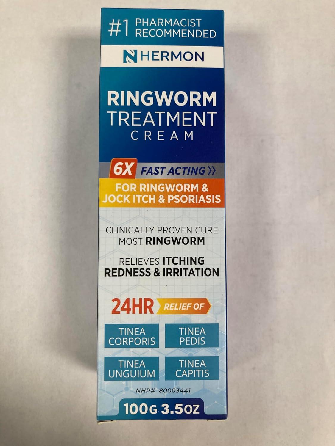Hermon Antifungal Ringworm Cream - 100ml | Treat Ringworm Jock Itch ...