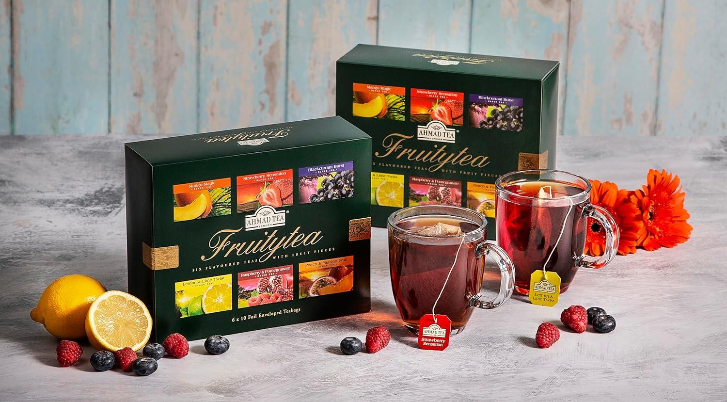 Ahmad Tea Fruit Tea Selection Pack | Fruity Black teas Fruity Green ...