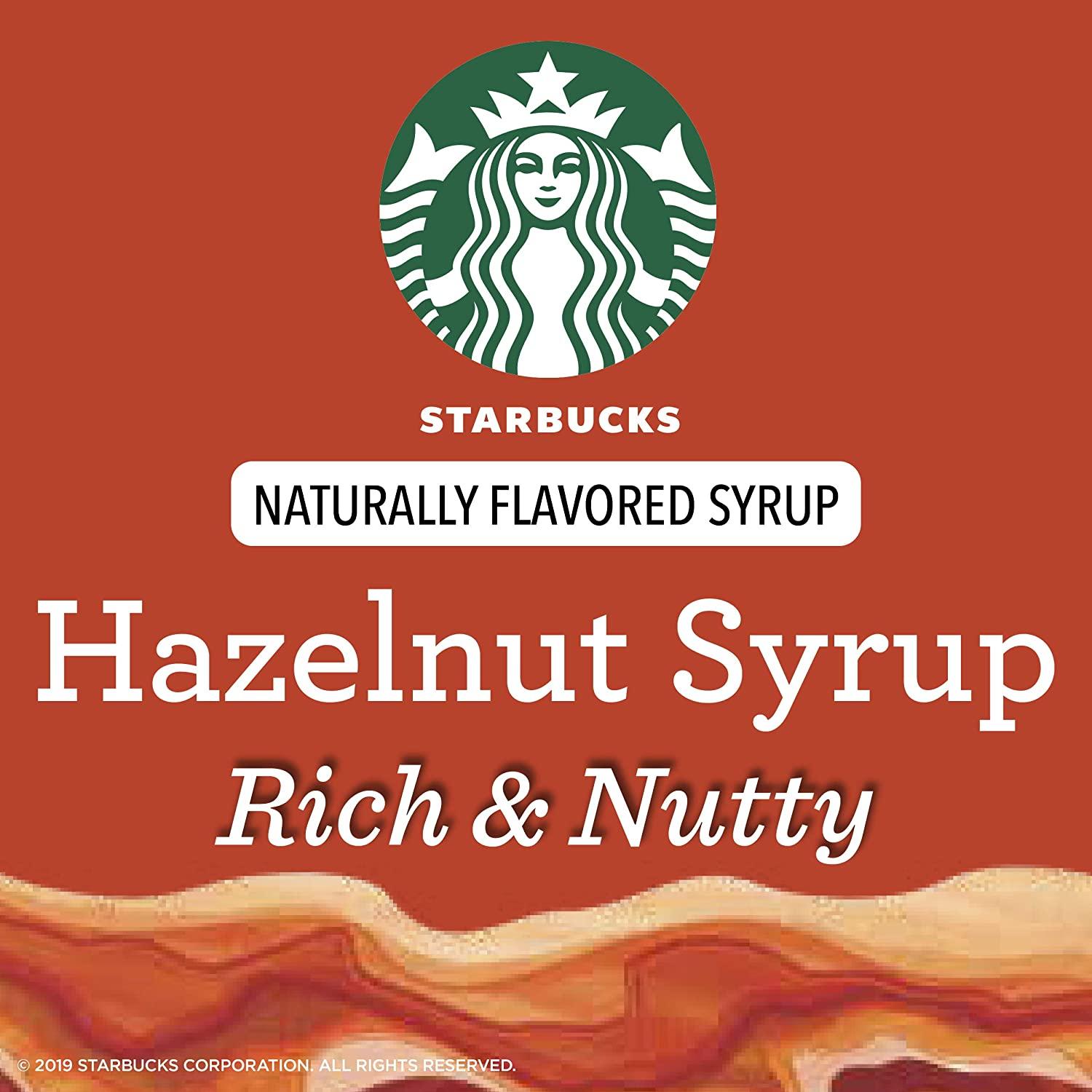 Starbucks Variety Syrup 4-Pack - Flavored Syrups for Coffee & Drinks ...