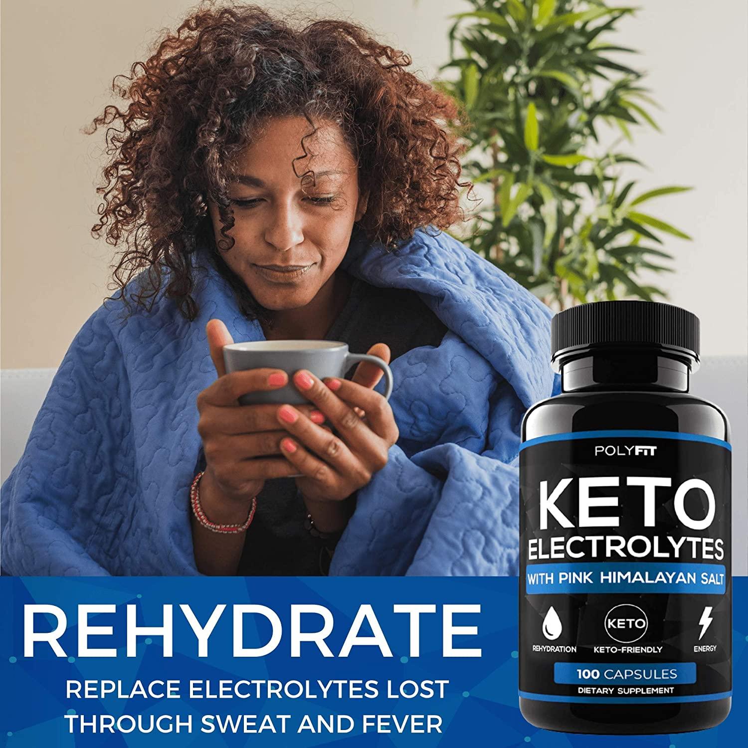 Keto Electrolytes Supplement - 100 Keto-Friendly Electrolyte Salt ...