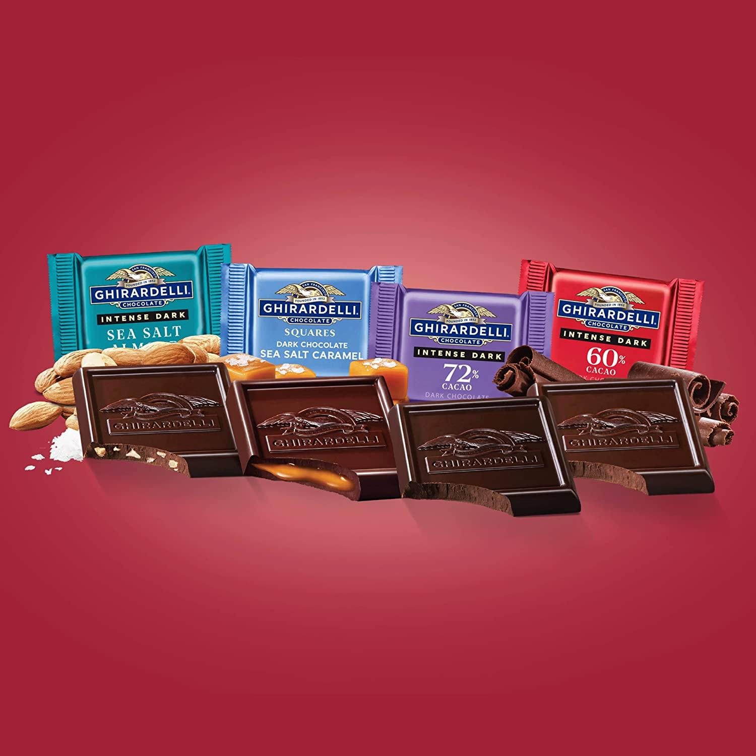 Ghirardelli Dark Assorted Squares XL Bag 14.86 Ounce | Buy Now with ...