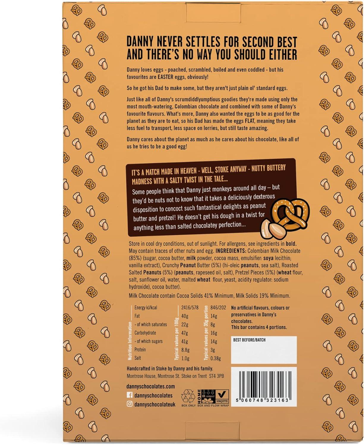 Danny's Easter Chocolate - Large Chunky 140g Peanut Butter & Pretzel ...