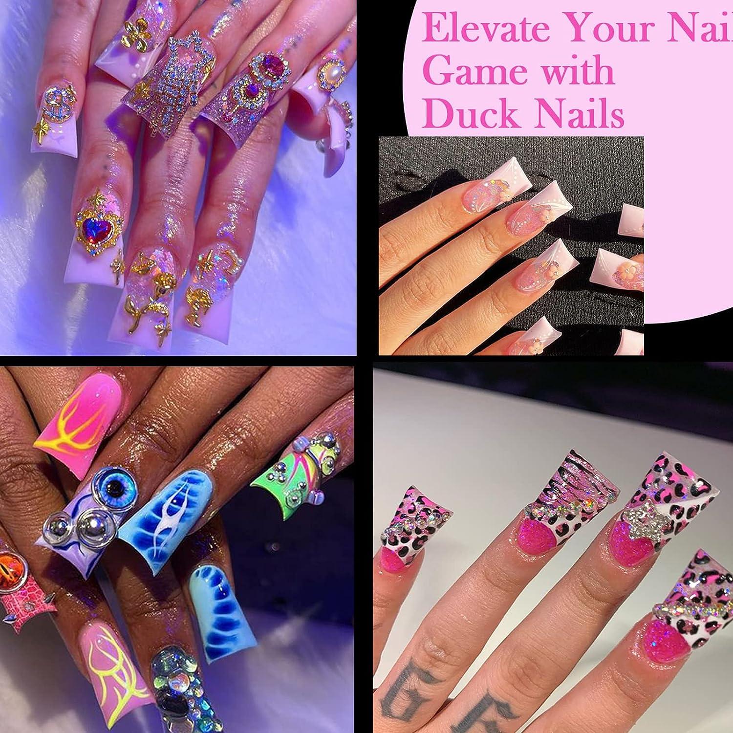 Flared Acrylic Nails