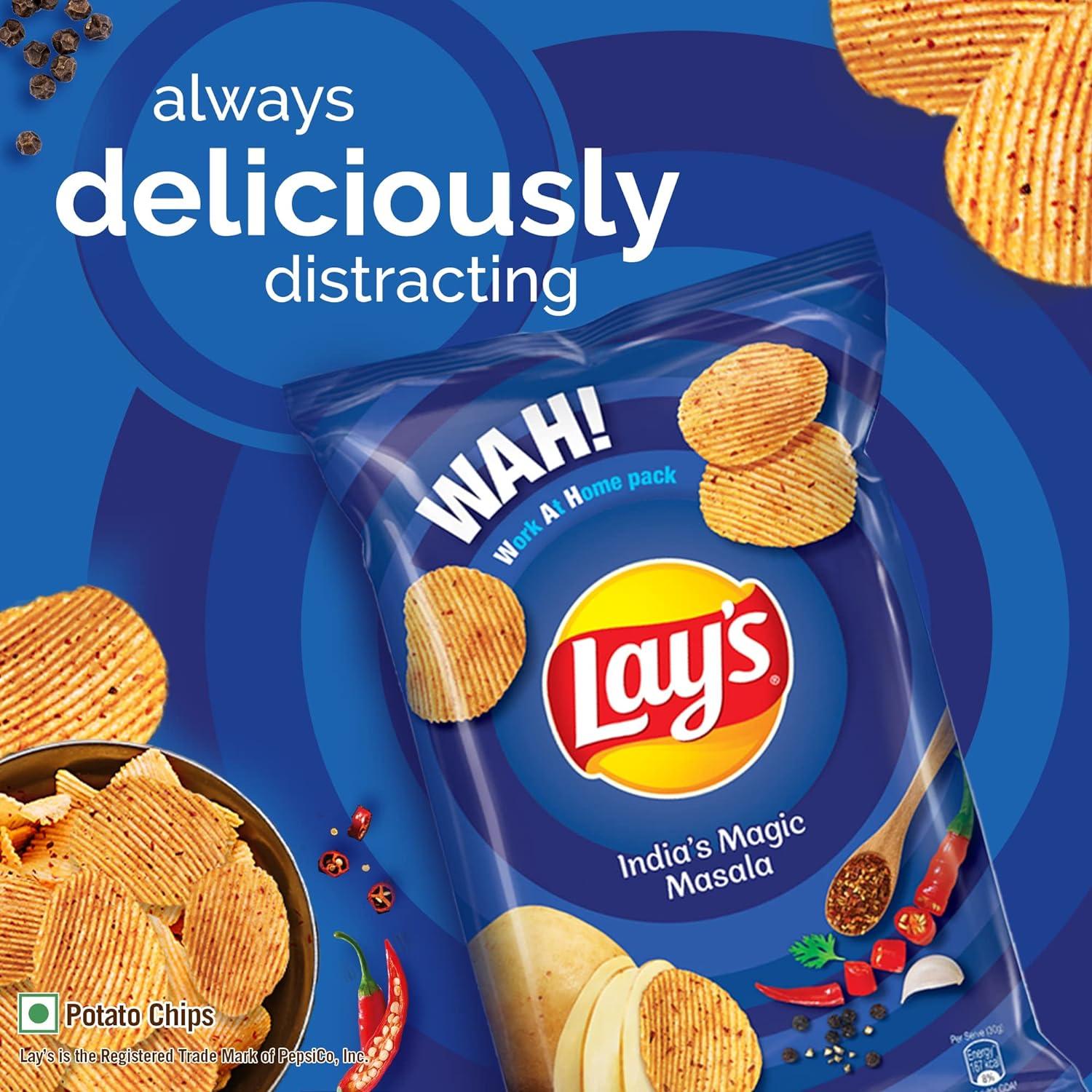 Lay's India's Magic Masala Chips 30g Masala - 50g (Pack of 1 ...