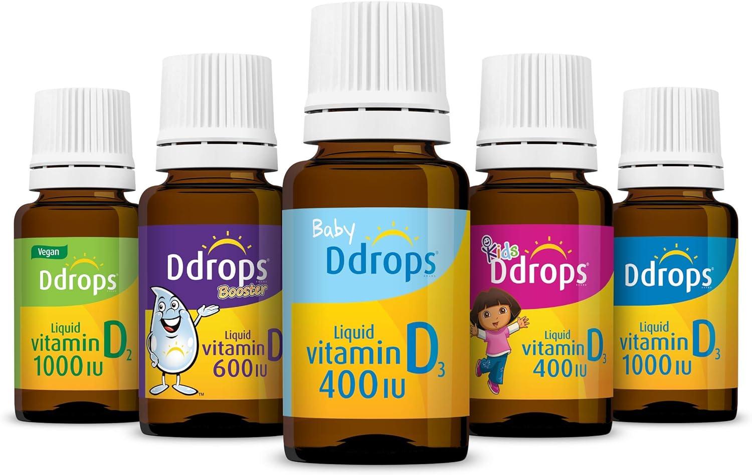 Ddrops 600 IU Booster 5mL - Vitamin D Supplement | Buy Now with Express ...