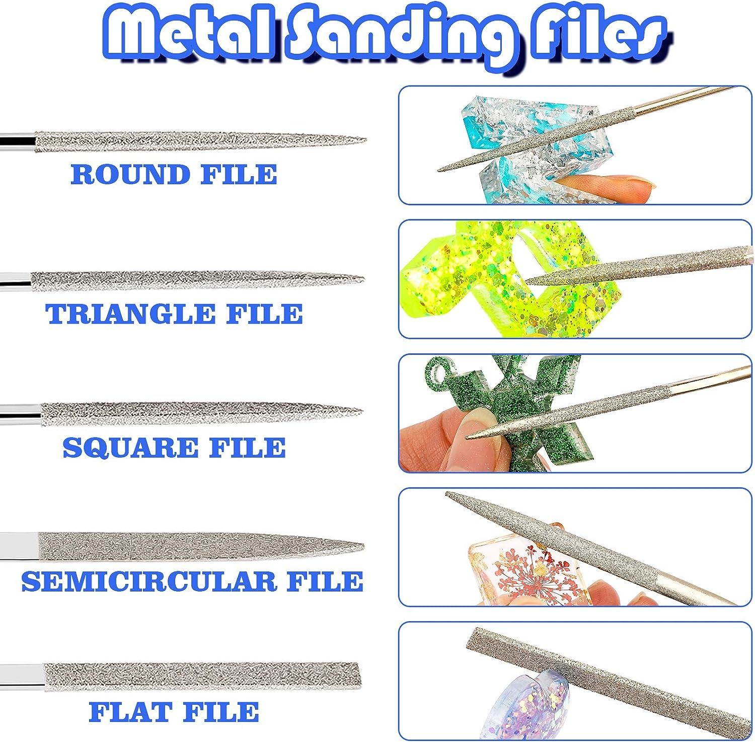 23-Piece Resin Casting Tools Set - YGDZ Epoxy Resin Polishing Kit with ...