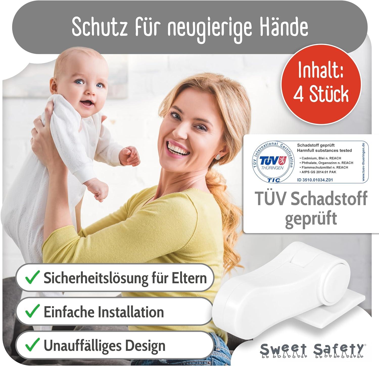 Sweet Safety Baby Door Lock | T V Certified Child Lock | No Screws No ...