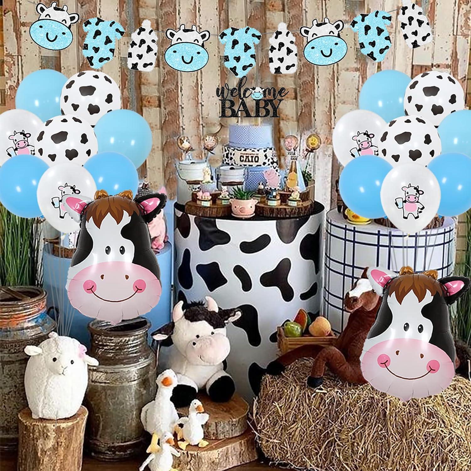 Cow Baby Shower Decorations for Boy Holy Cow It's a Boy Baby Shower ...