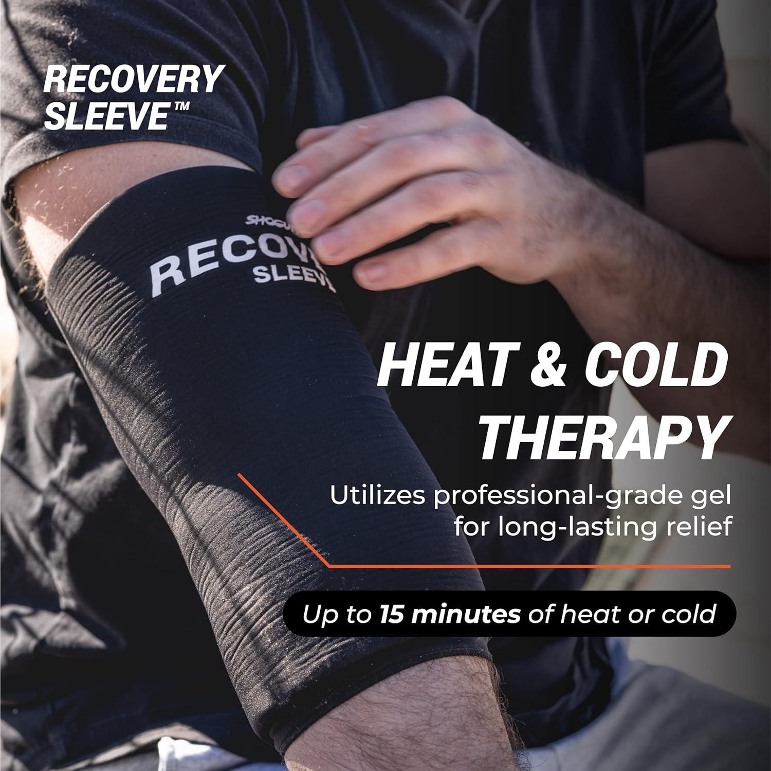 Shogun Recovery Sleeve with Gel Cold Pack | Compression Sleeve for Cold ...