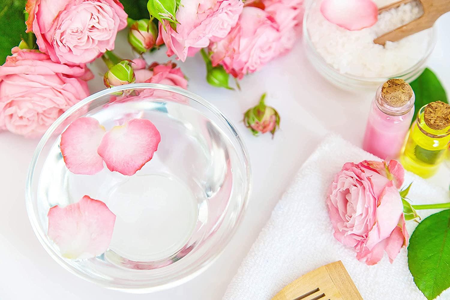 32 oz Rose Hydrosol Water 100% Pure Rosewater Spray Mist Bulk Hydrating ...