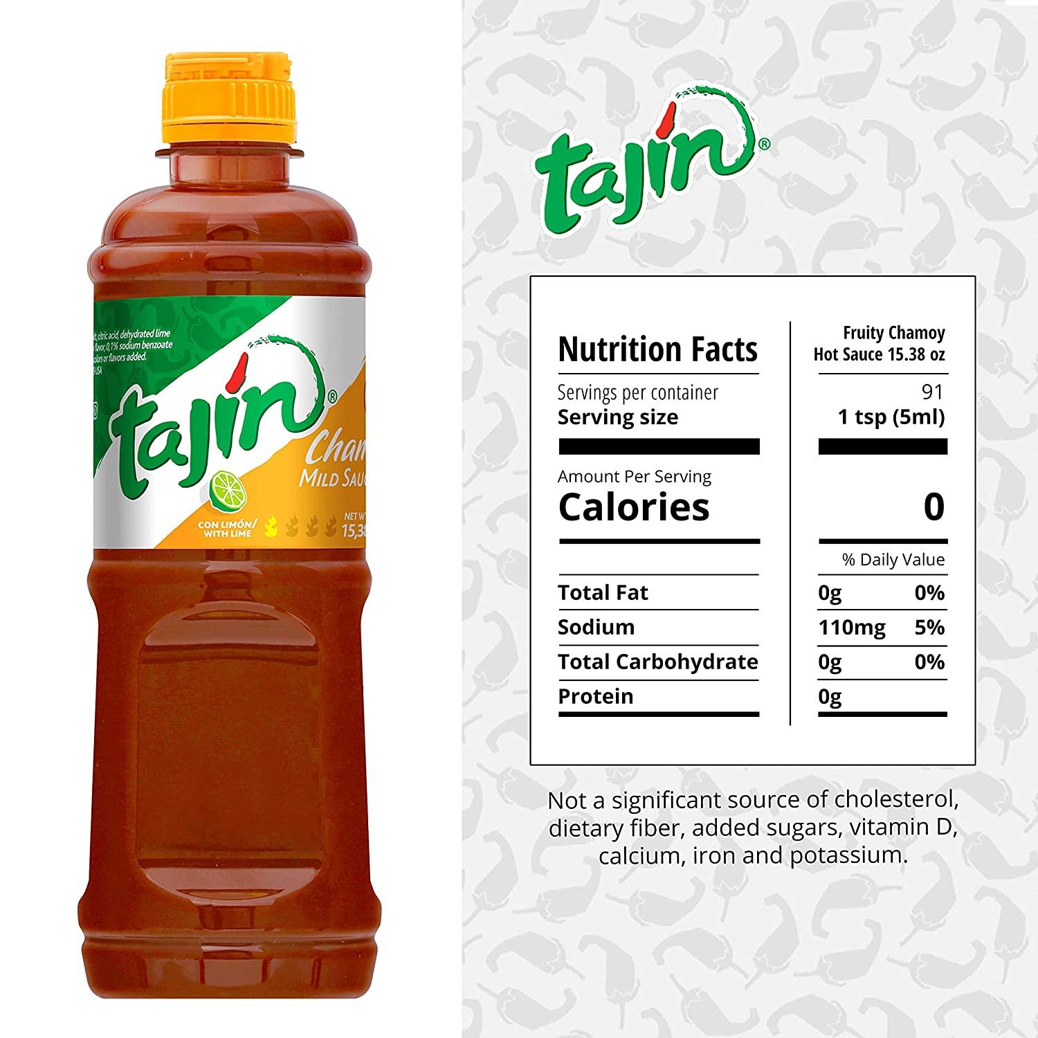 Tajin Fruity Chamoy Hot Sauce 15.38 oz (Pack of 2) 15.38 Fl Oz (Pack of 2)