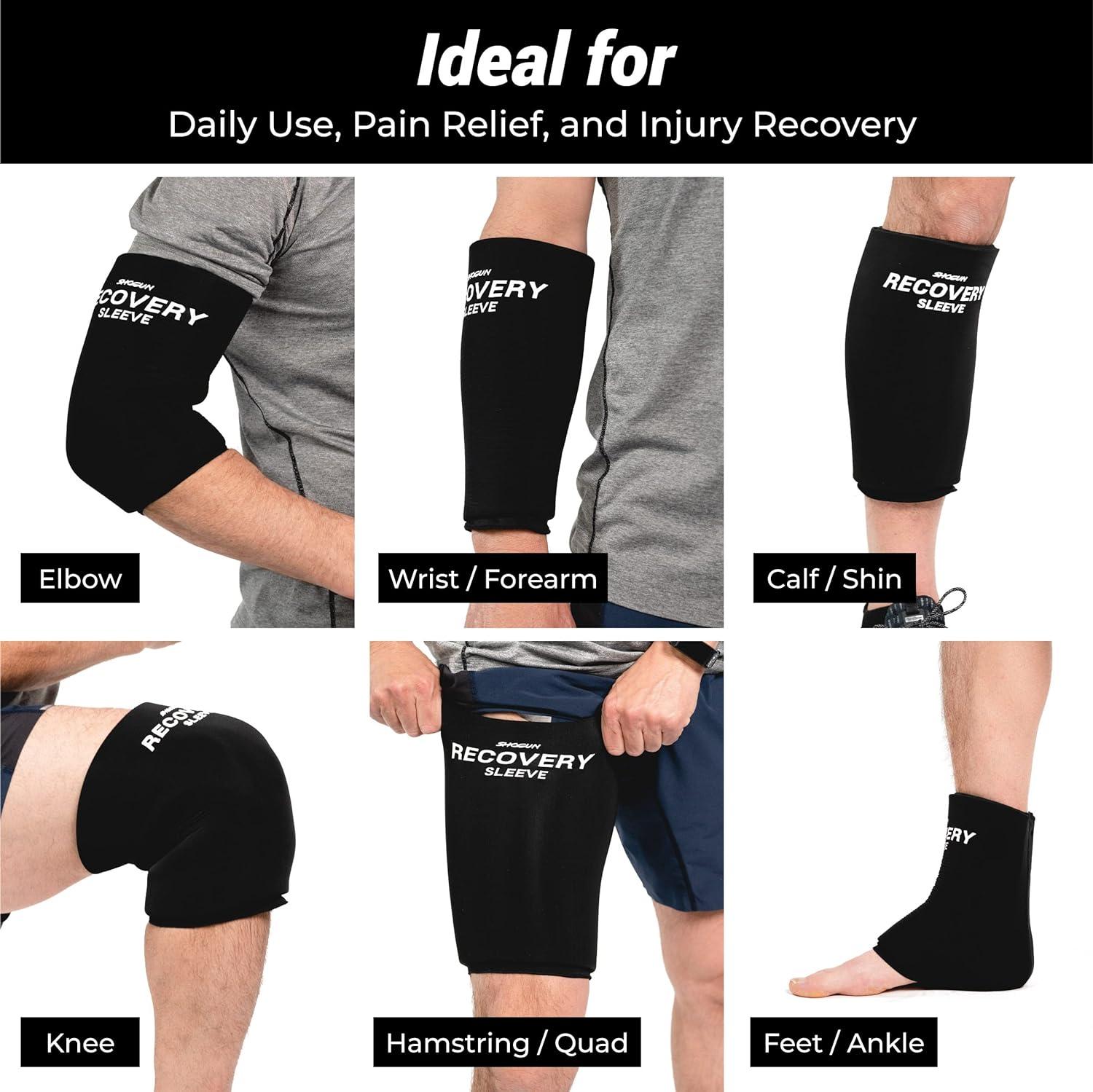 Shogun Recovery Sleeve with Gel Cold Pack | Compression Sleeve for Cold ...