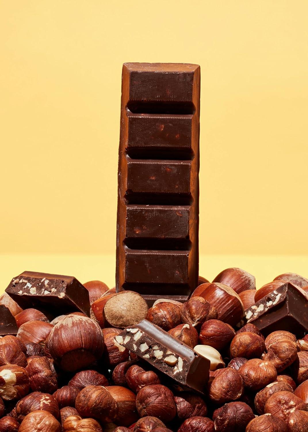 KoRo Vegan Organic Chocolate Bar with Hazelnuts (12 x 50g) - Delicious ...