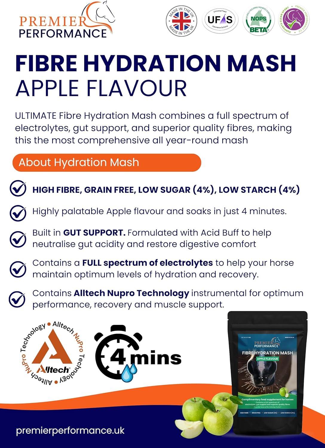 Premier Performance Fiber Hydration Mash - Apple Flavor -1kg | Buy Now ...