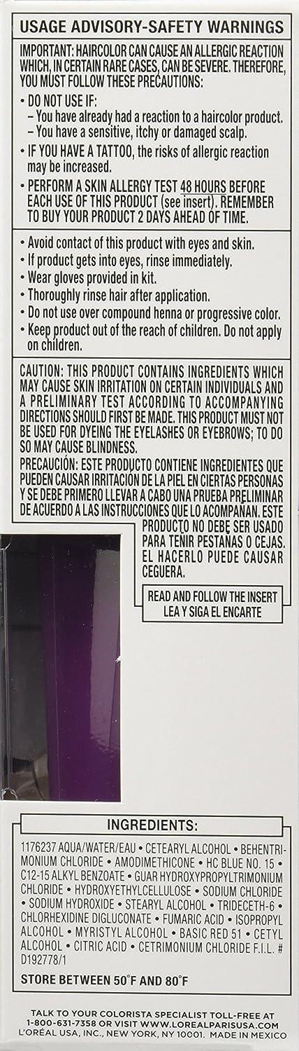 L'Oreal Paris Colorista Burgundy Semi-Permanent Hair Color for ...