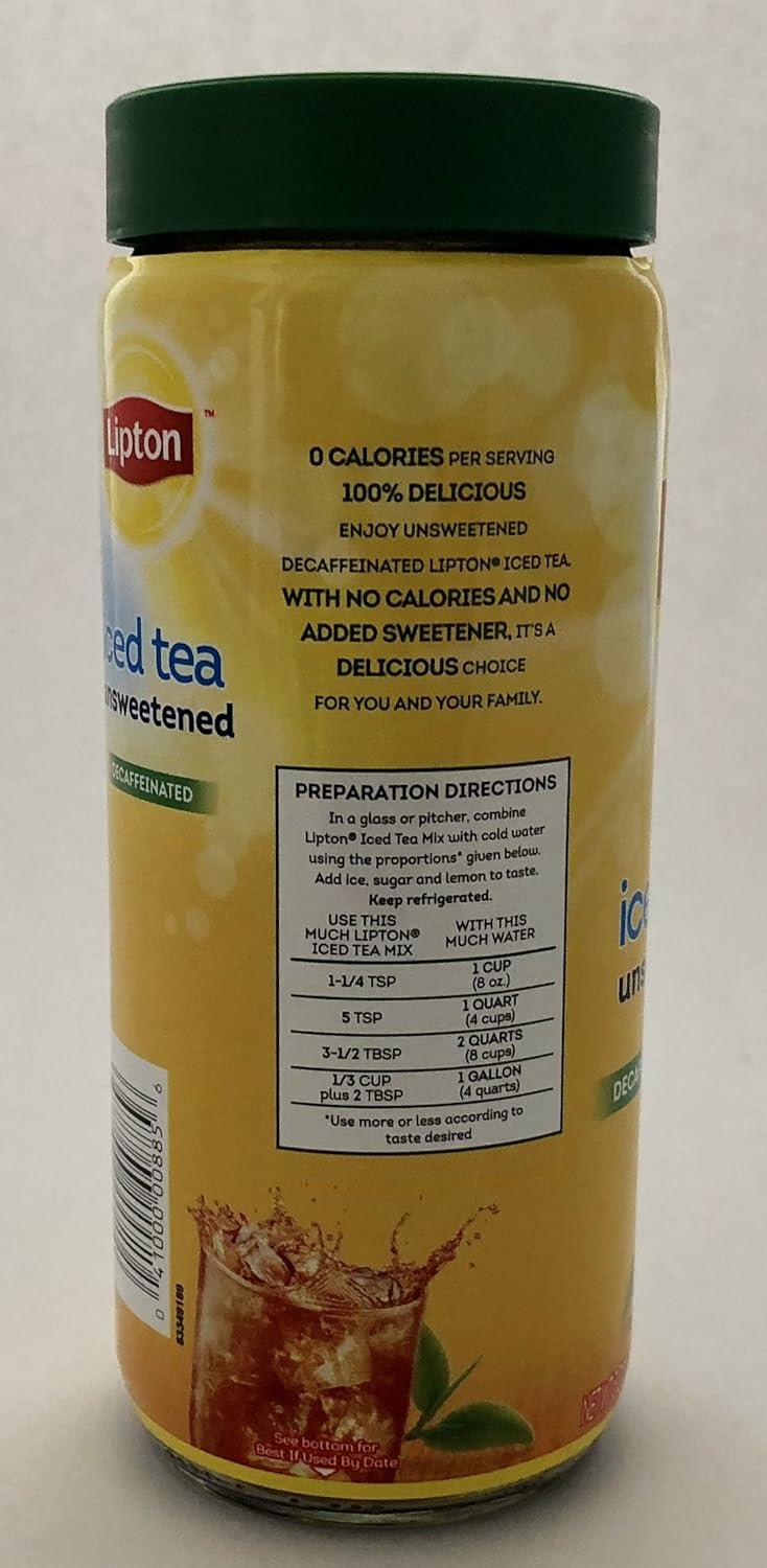 Lipton Unsweetened Decaffeinated Instant Tea Mix, 30 Quarts | Buy Now ...