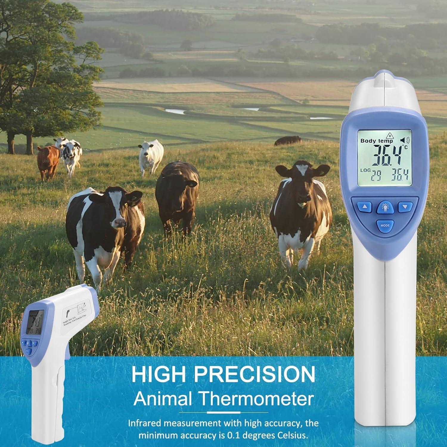 High Precision Blue Veterinary Infrared Pet Thermometer | Non-Contact ...