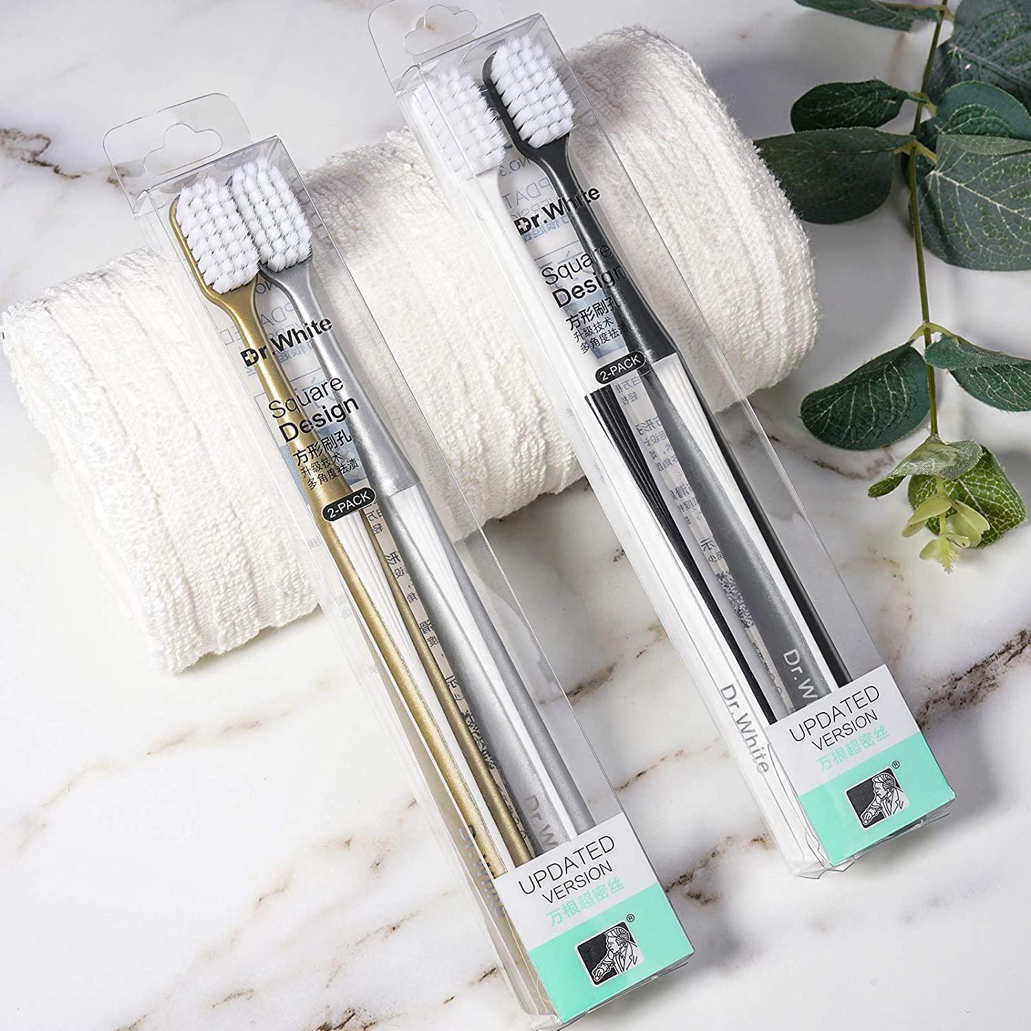 Extra Soft Silko 10000 Bristle Micro Nano Toothbrush for Sensitive ...