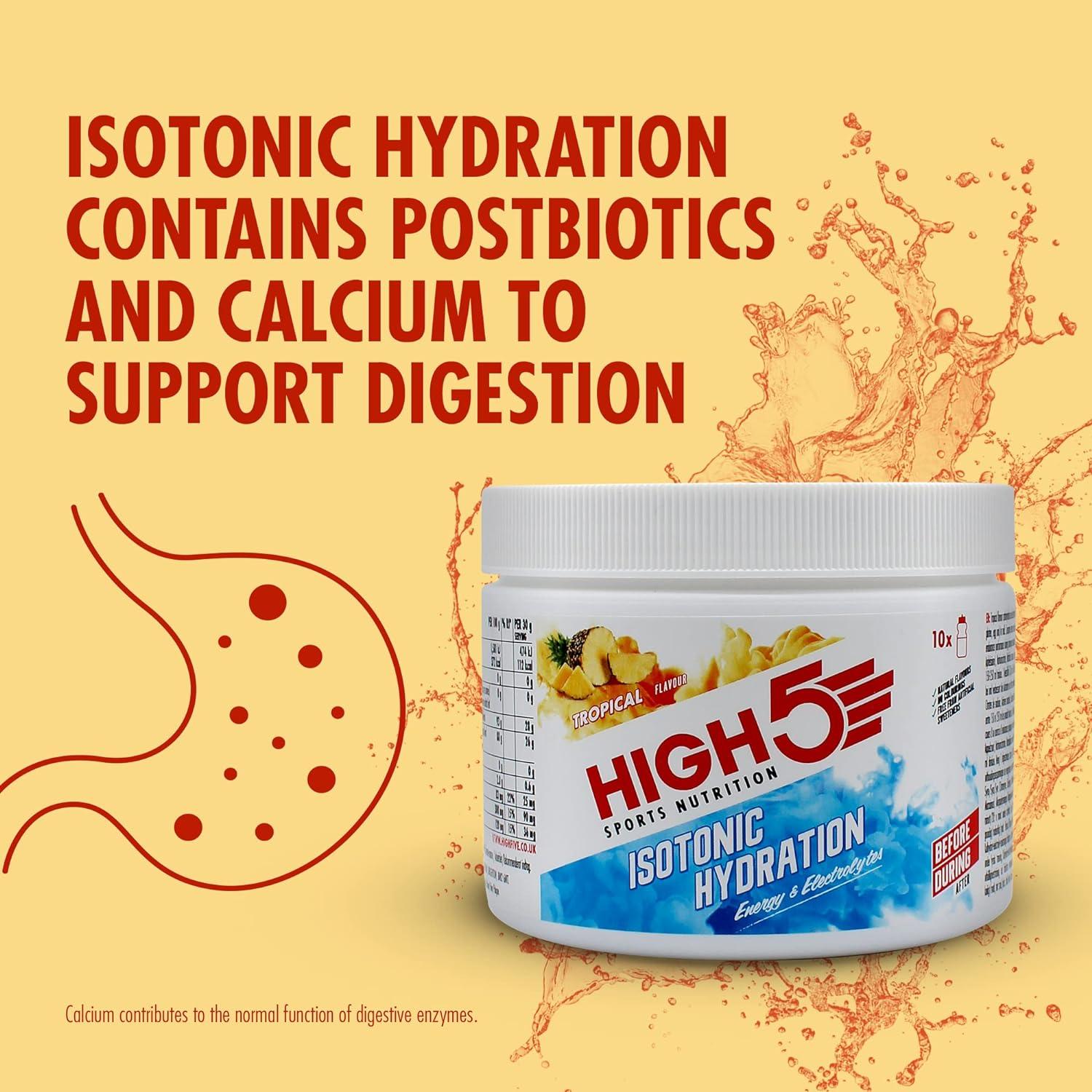 High5 Tropical Hydration Energy Drink Powder | Isotonic Electrolyte ...