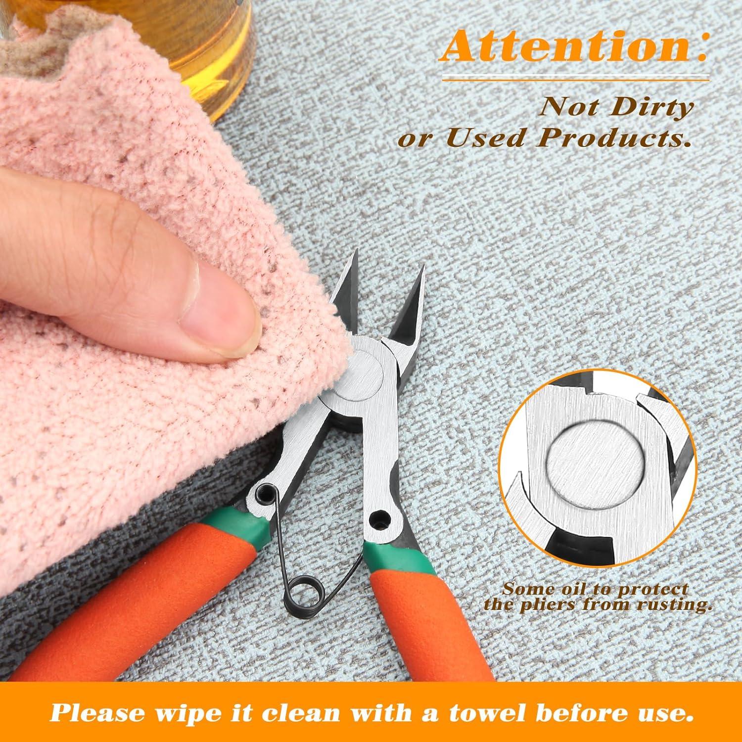 SPEEDWOX Wire Flush Cutters Electronic Model Sprue Wire Clippers Spring ...