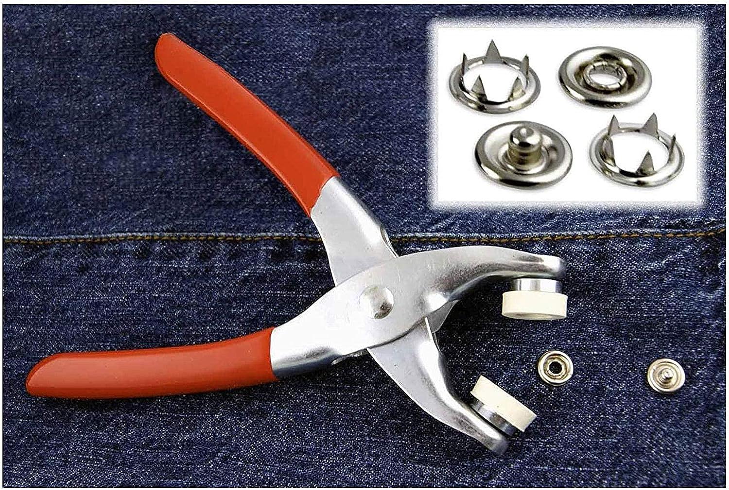 Snap Factory Easy Press Button Snap Fastener Pliers With 108 Snap ...