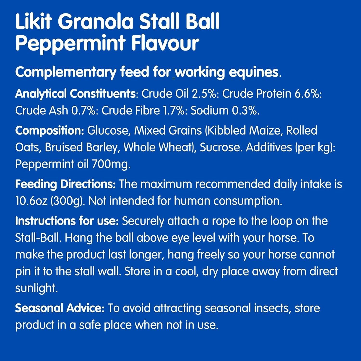 Likit Granola Stall-Ball 1.6kg 1 g (Pack of 1) | Buy Now with Express ...