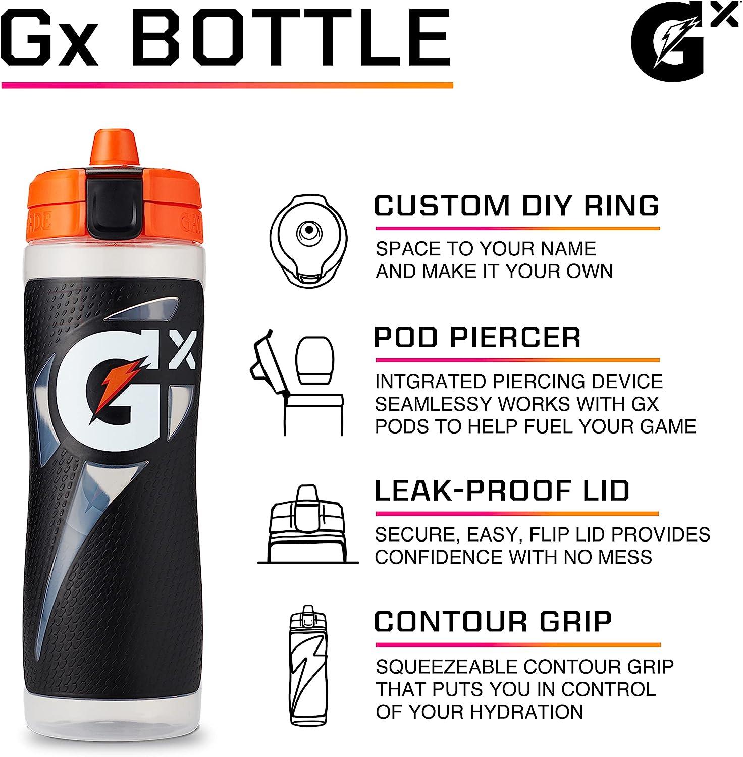Gatorade Gx Hydration System | Non-Slip Squeeze Bottles & Sports Drink ...