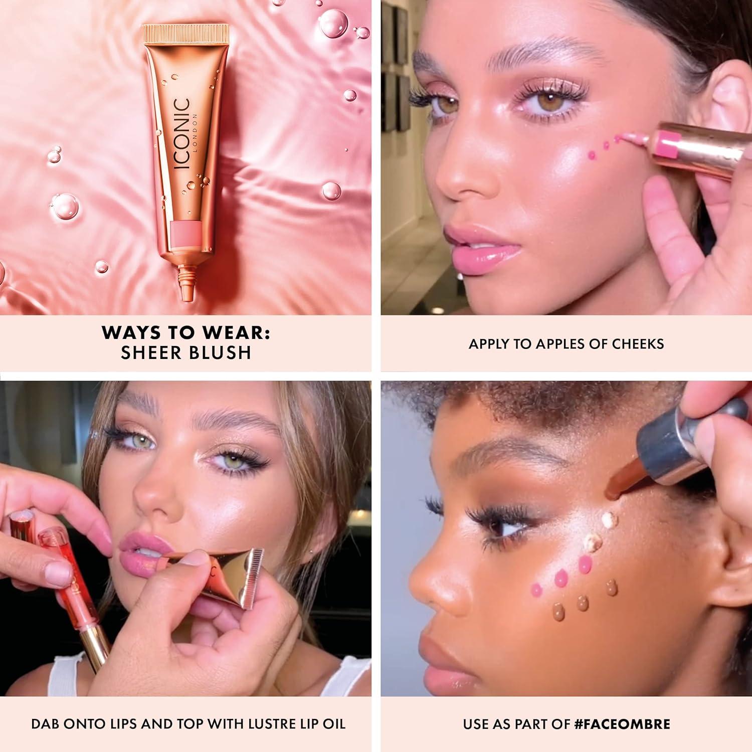 ICONIC London Sheer Blush 12.5ml - Rose Riot | Pack of 1 | Buy Now with ...