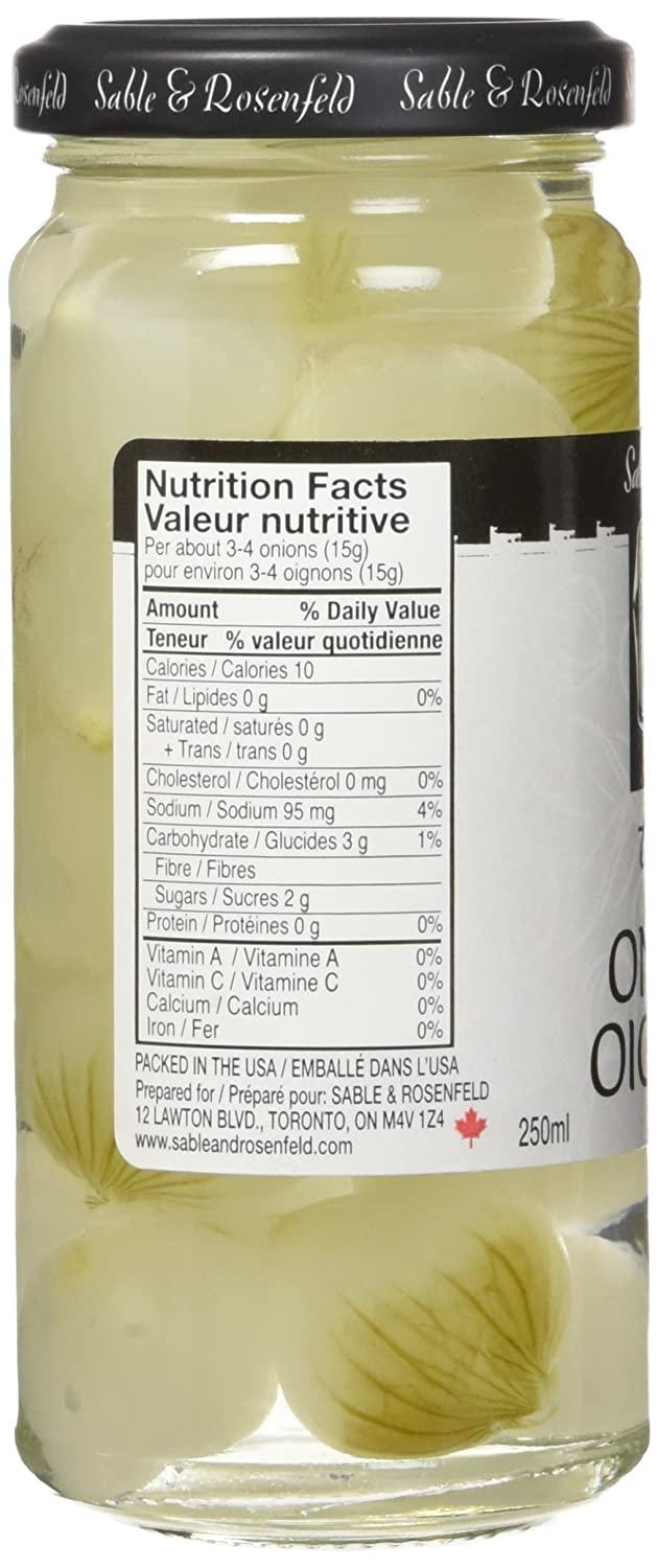 Sable & Rosenfeld Tipsy Onions - 5oz Glass Jars (Pack of 6) | Gourmet ...