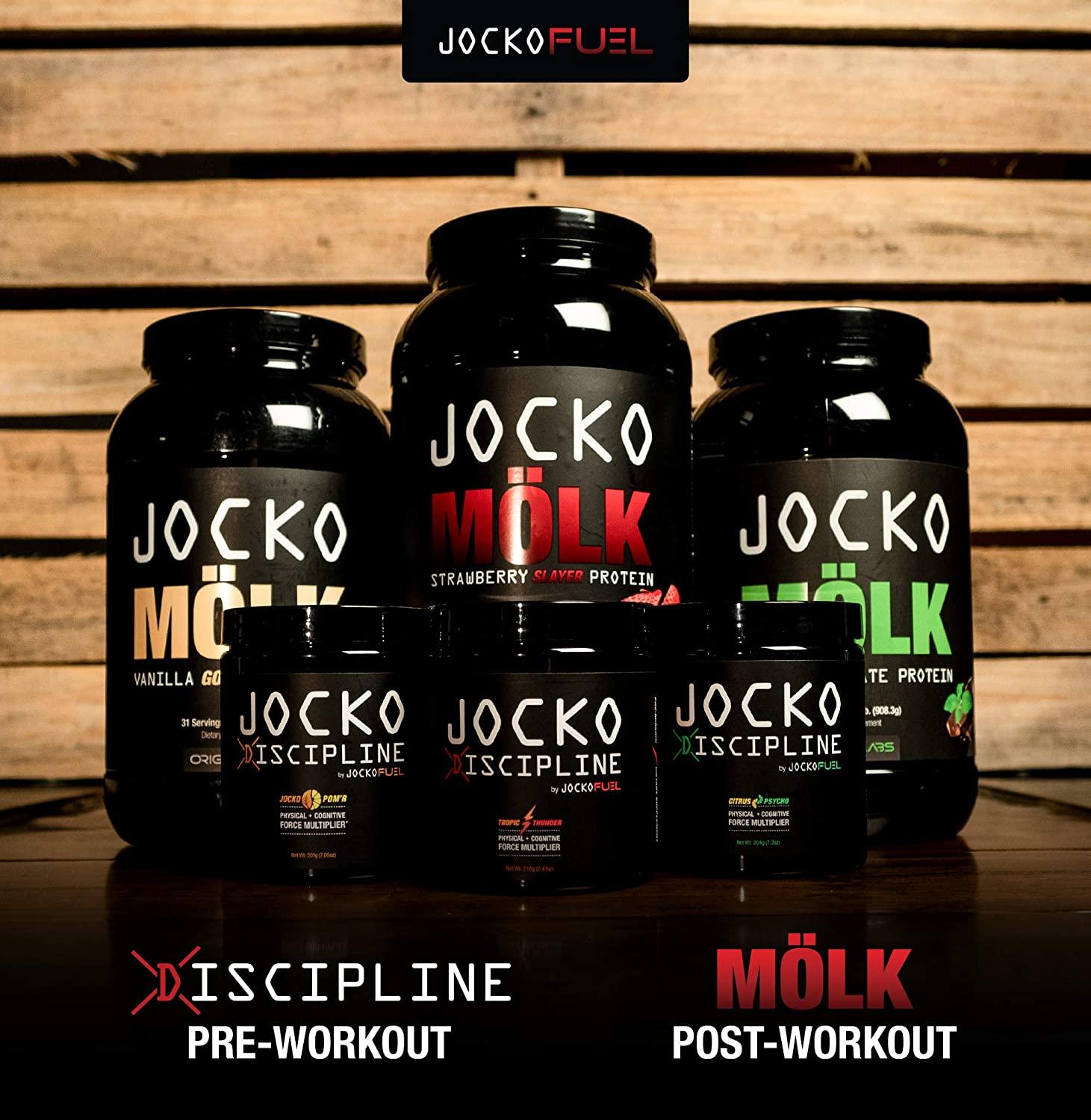 Jocko Discipline Stim Free Pre-Workout Powder - All-Natural Supplement ...