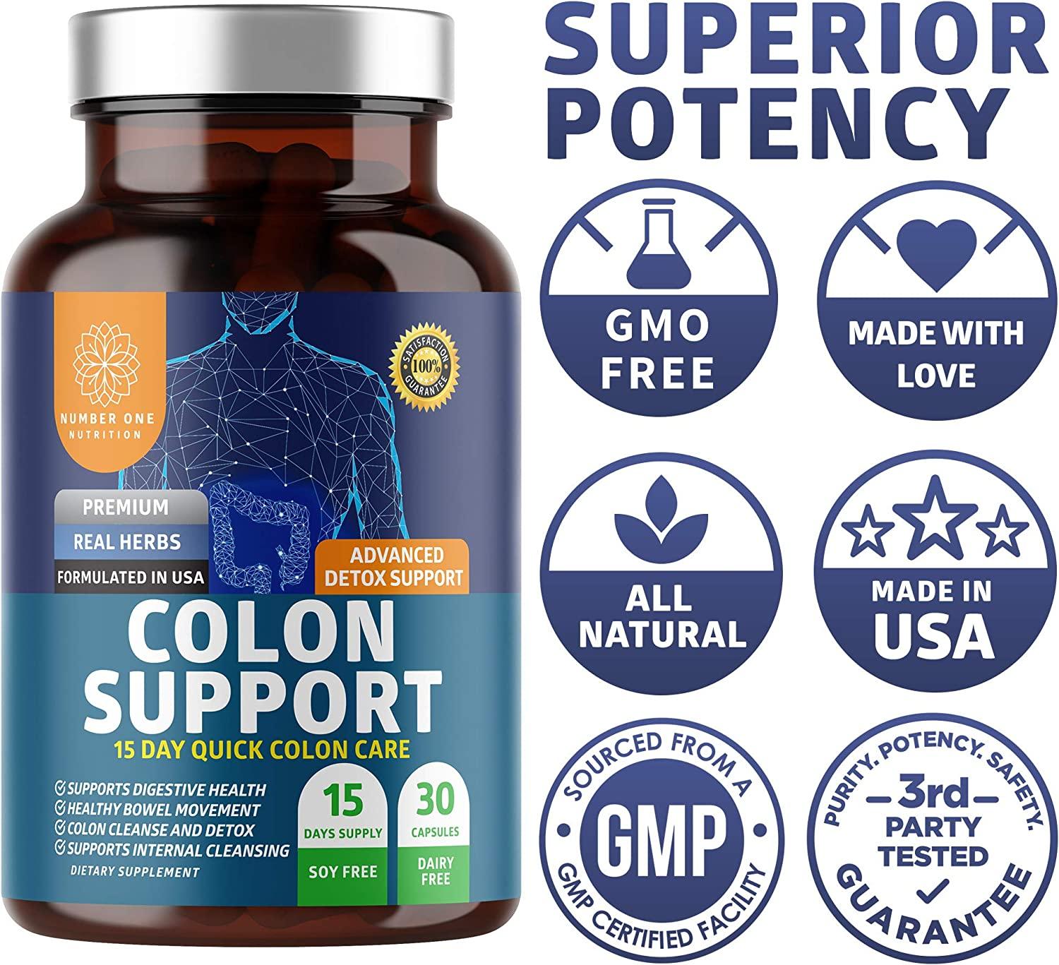 N1N Premium Colon Cleanser & Detox | 15 Day Quick Cleanse for ...