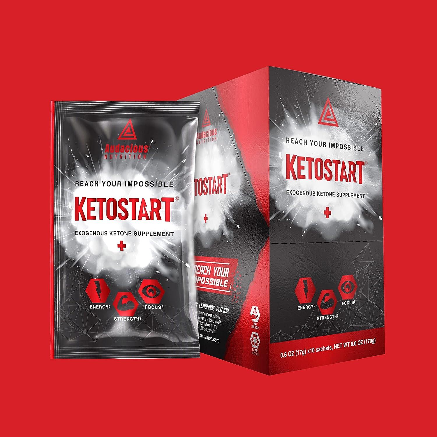 KetoStart+ Exogenous Ketones Powder with Electrolytes & Caffeine ...