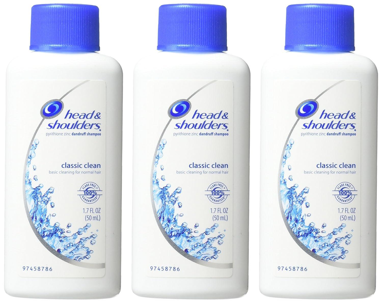 Head & Shoulders Classic Clean Dandruff Shampoo 1.7 oz - Pack of 3