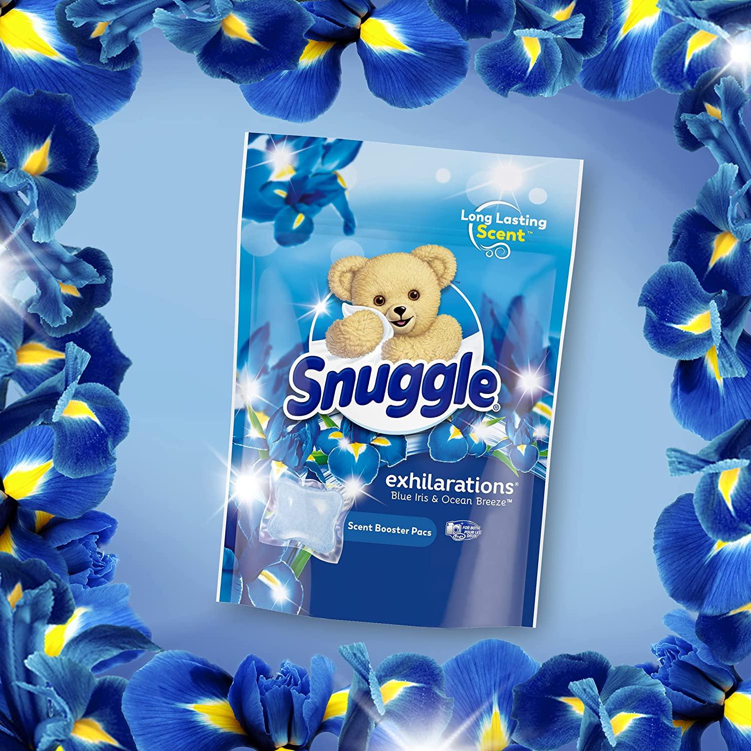 Snuggle Exhilarations Blue Iris Bliss Scent Booster Pacs - 20 Count ...