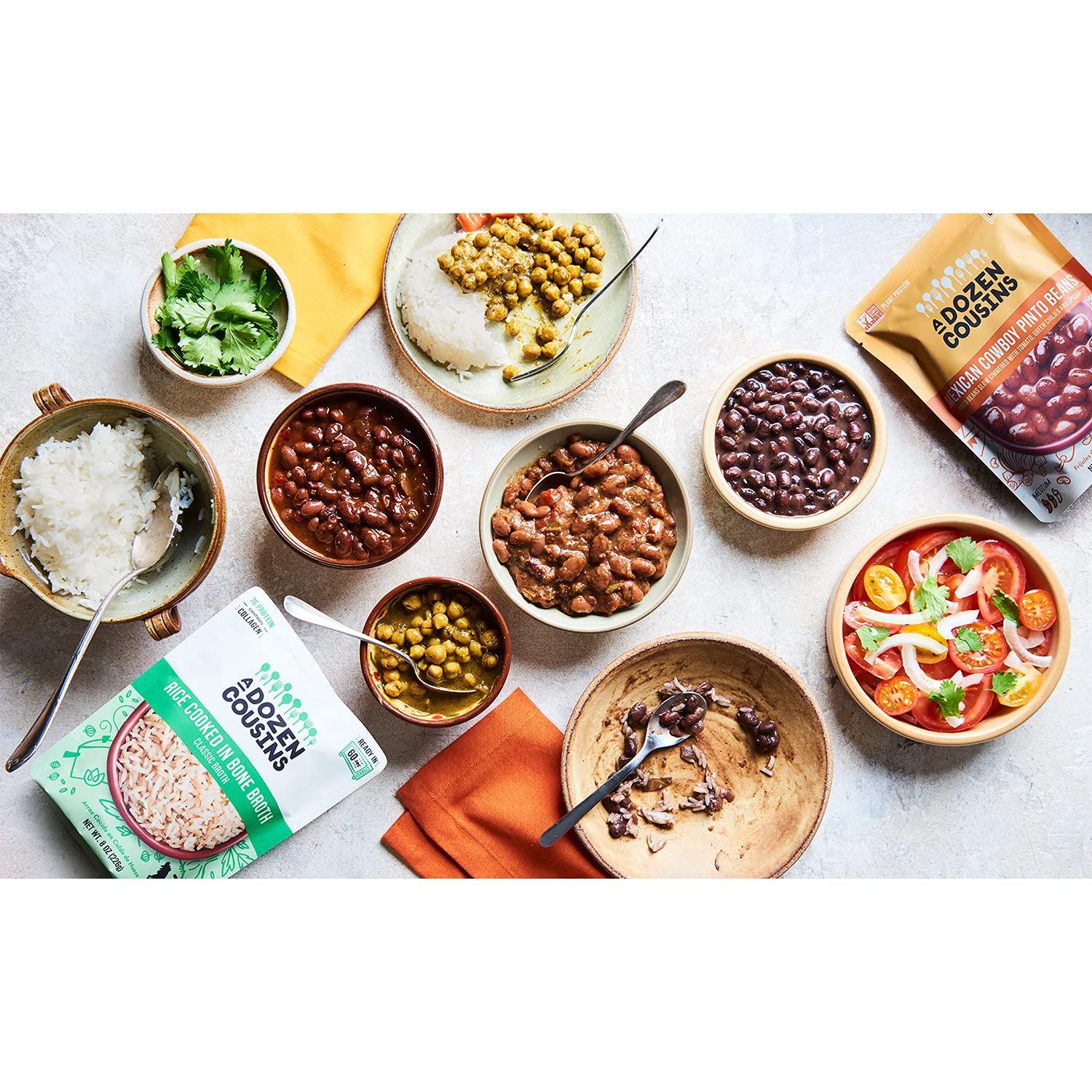 Dozen Cousins Seasoned Beans - Vegan & Non-GMO - Avocado Oil - Variety ...