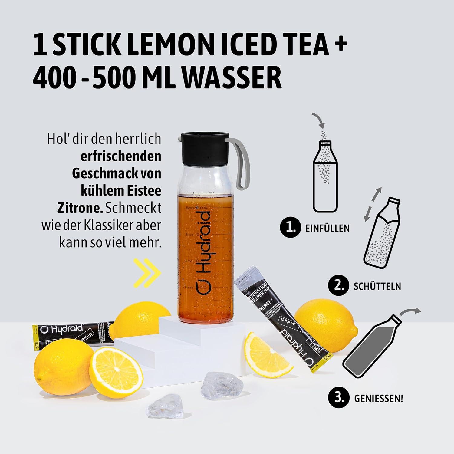 Hydraid Hydration Helper Plus Energy | Electrolyte Powder with Caffeine ...