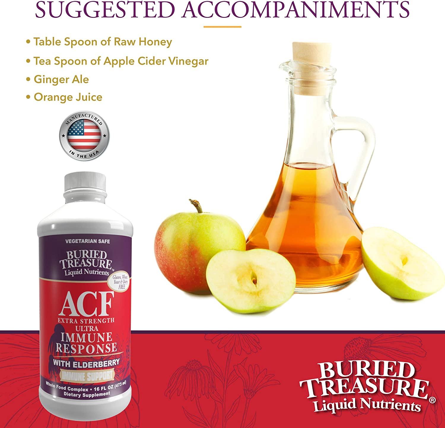 Buried Treasure ACF Extra Strength Immune Support - Elderberry ...