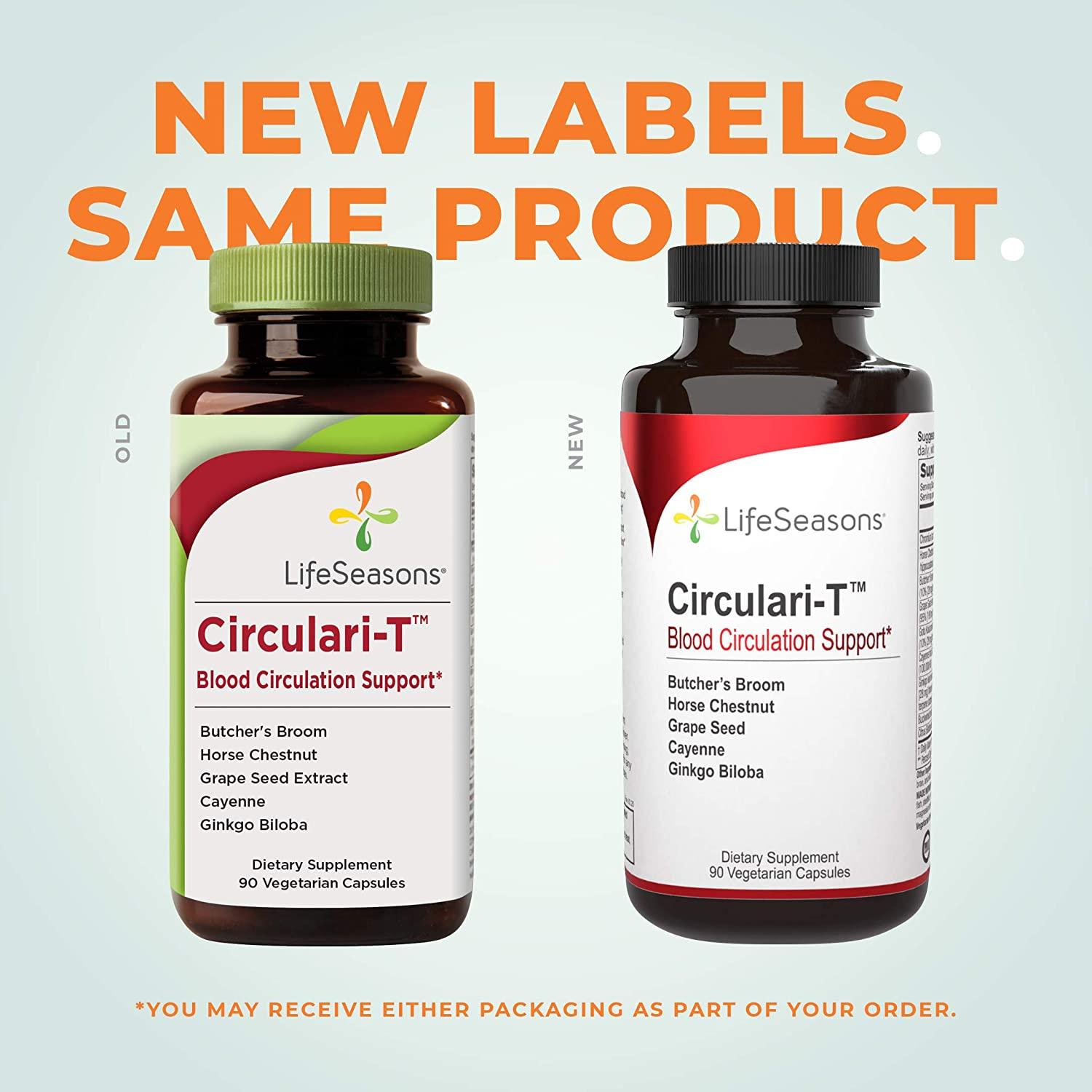 LifeSeasons Circulari-T: Natural Supplement for Blood Circulation ...