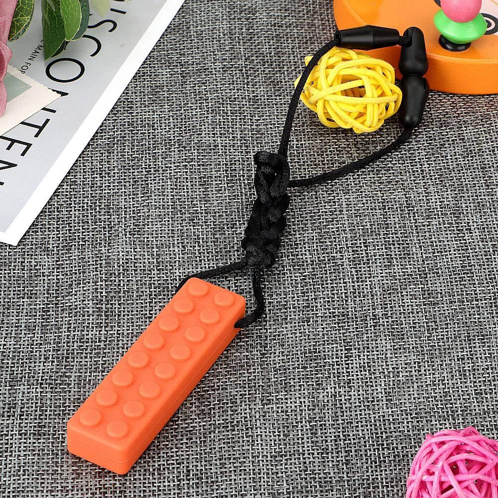 Non-Toxic Teething Ring for Autism & ADHD - Orange Teething Solution ...