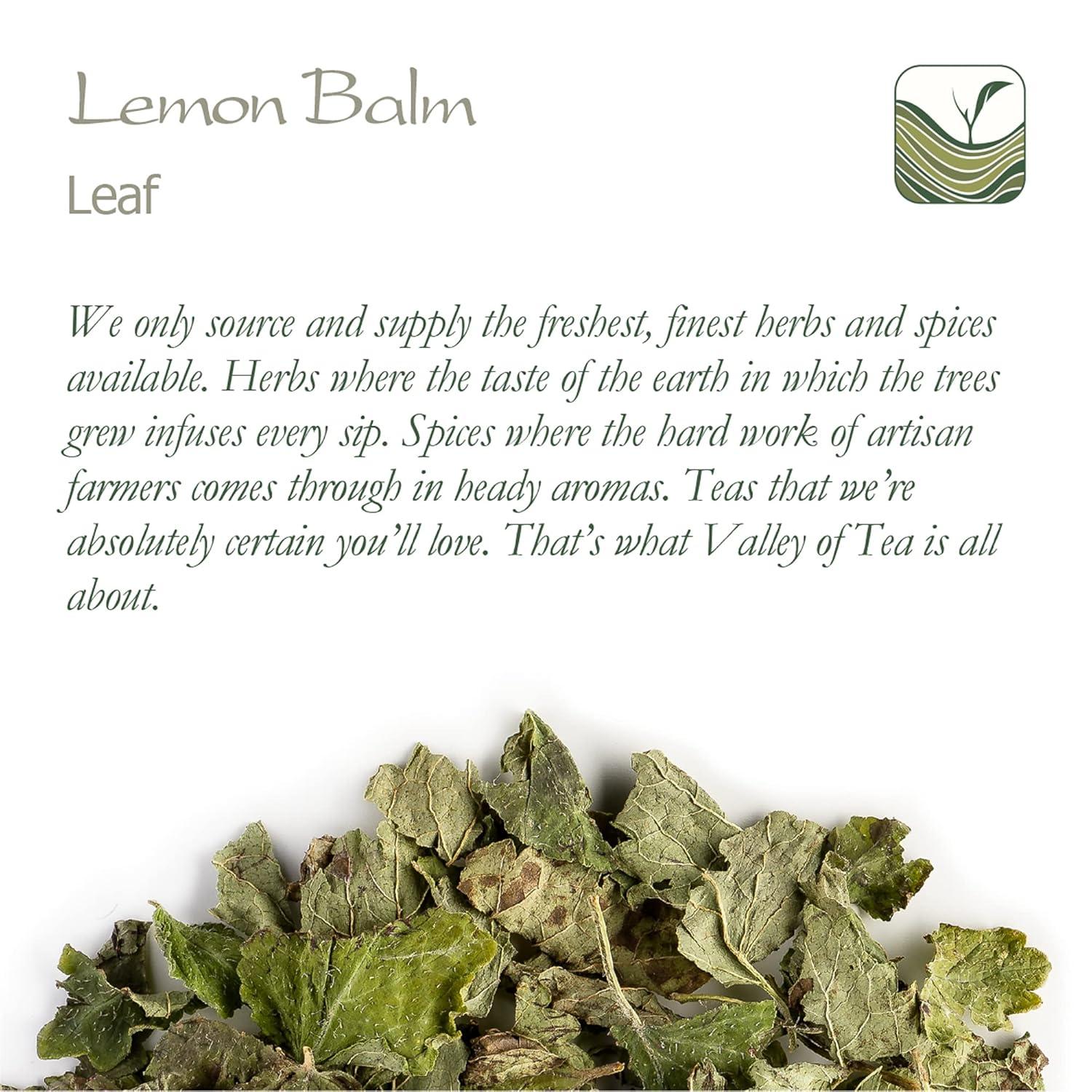 Lemon Balm Biological Leaf - Organic Melissa Tea | Dried Melisse Leaves ...
