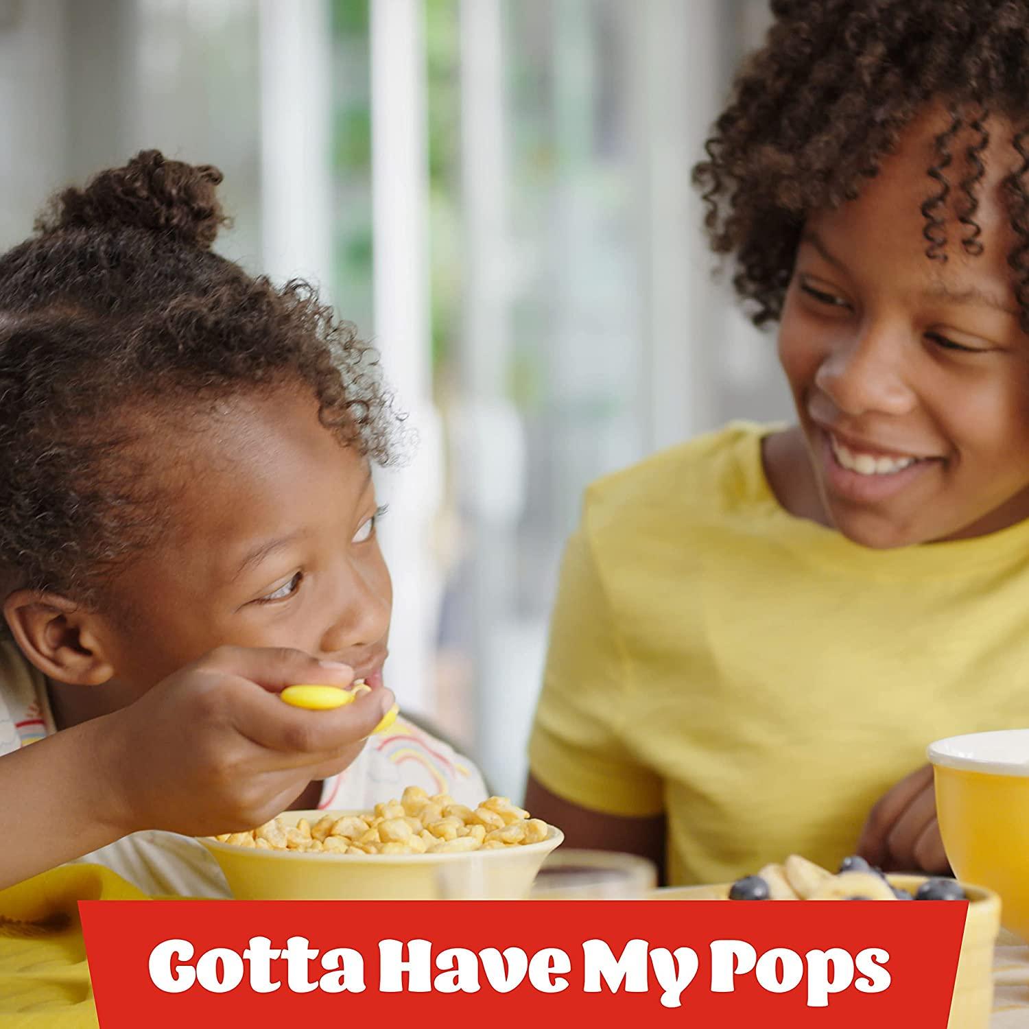 Kellogg's Corn Pops Cereal - Family Size 19.1oz Box | 8 Vitamins and ...