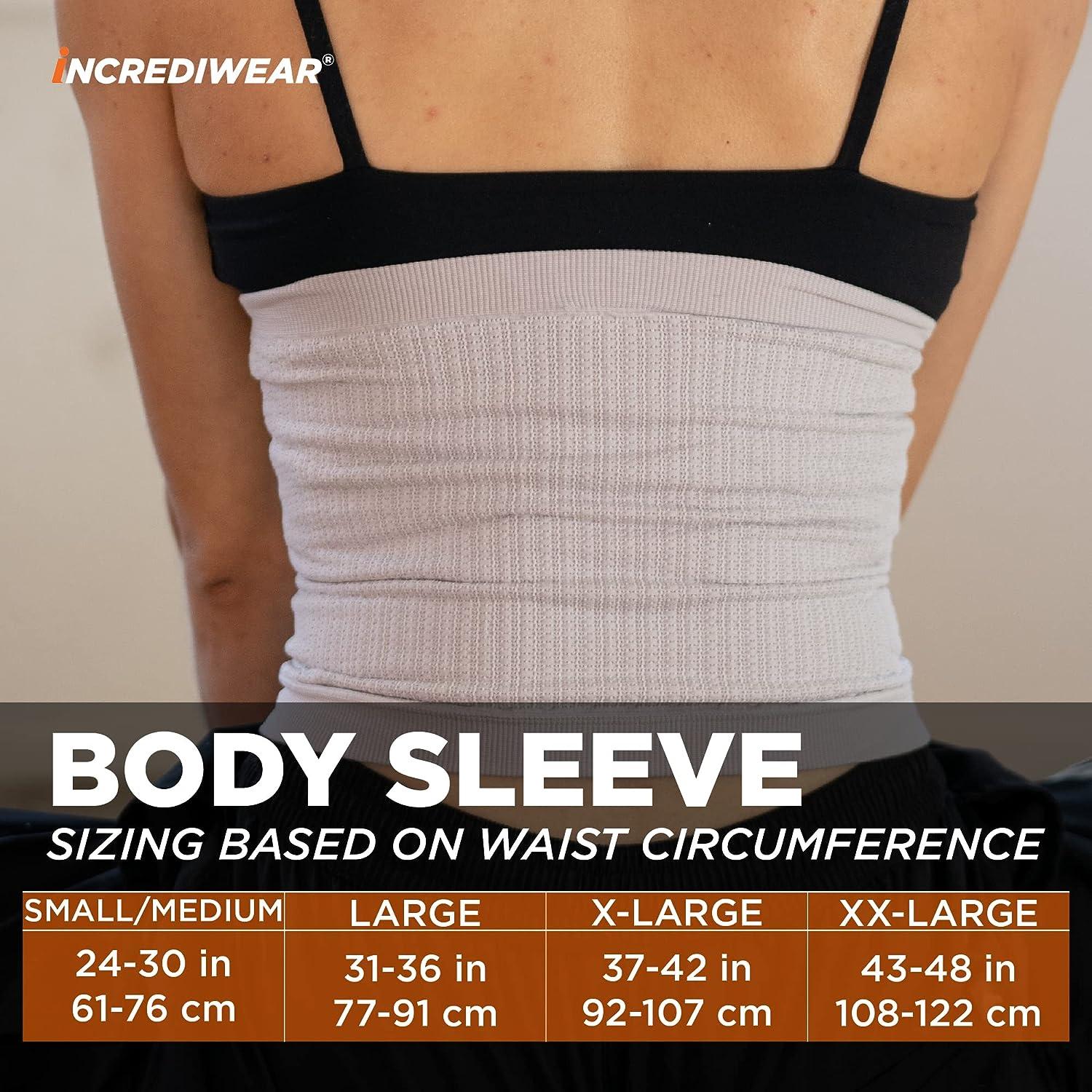 Incrediwear Body Sleeve - Back Support for Lower Back Pain Relief ...