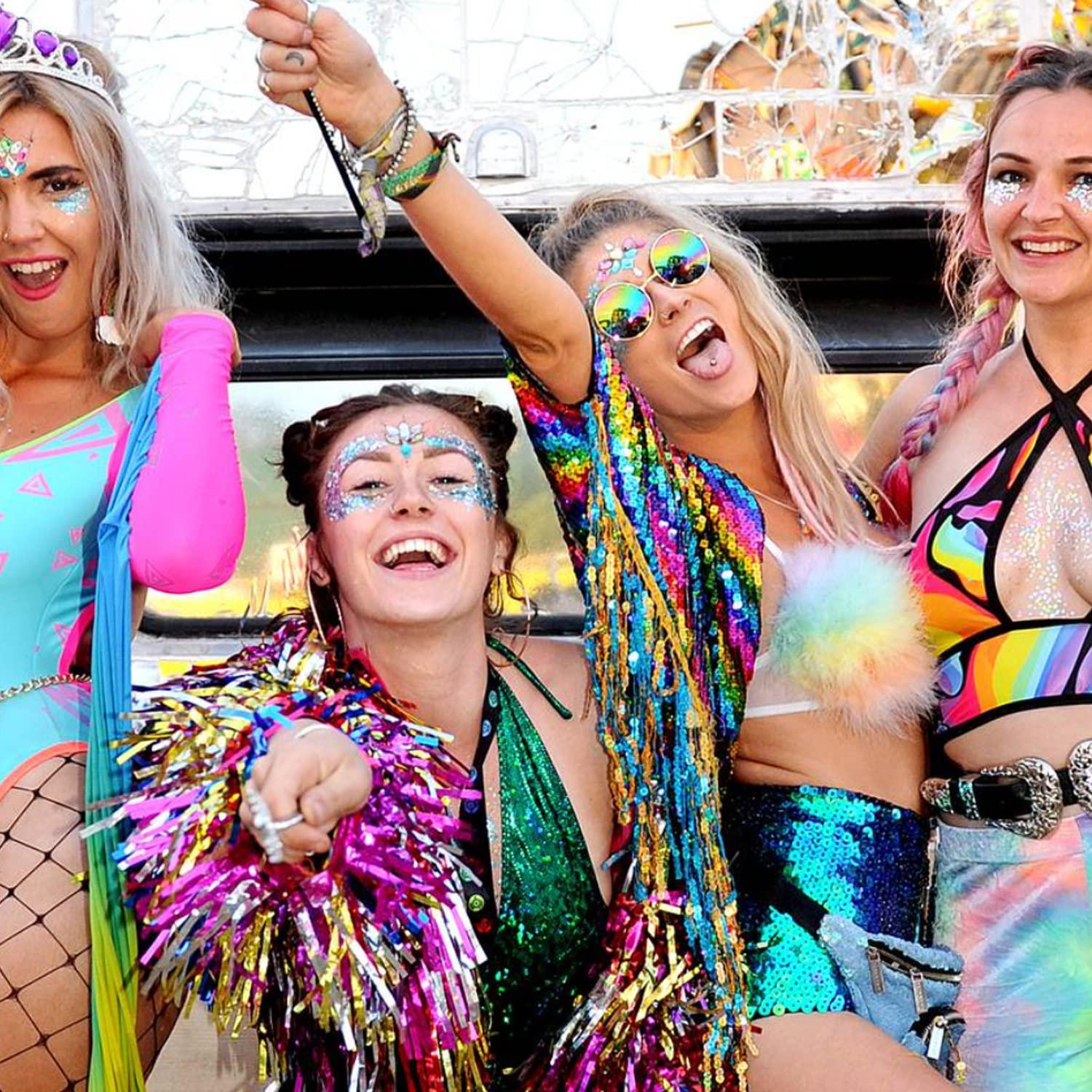 Mermaid Face Gems Jewels Stickers - Euphoria Makeup Stick-on ...