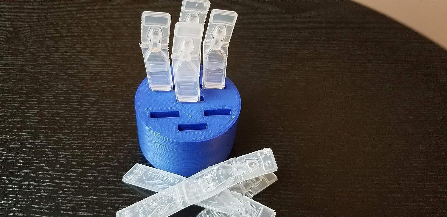 Round Eye Drop Vial Holder - Holds 7 Vials - Keep Daily Usage Organized ...