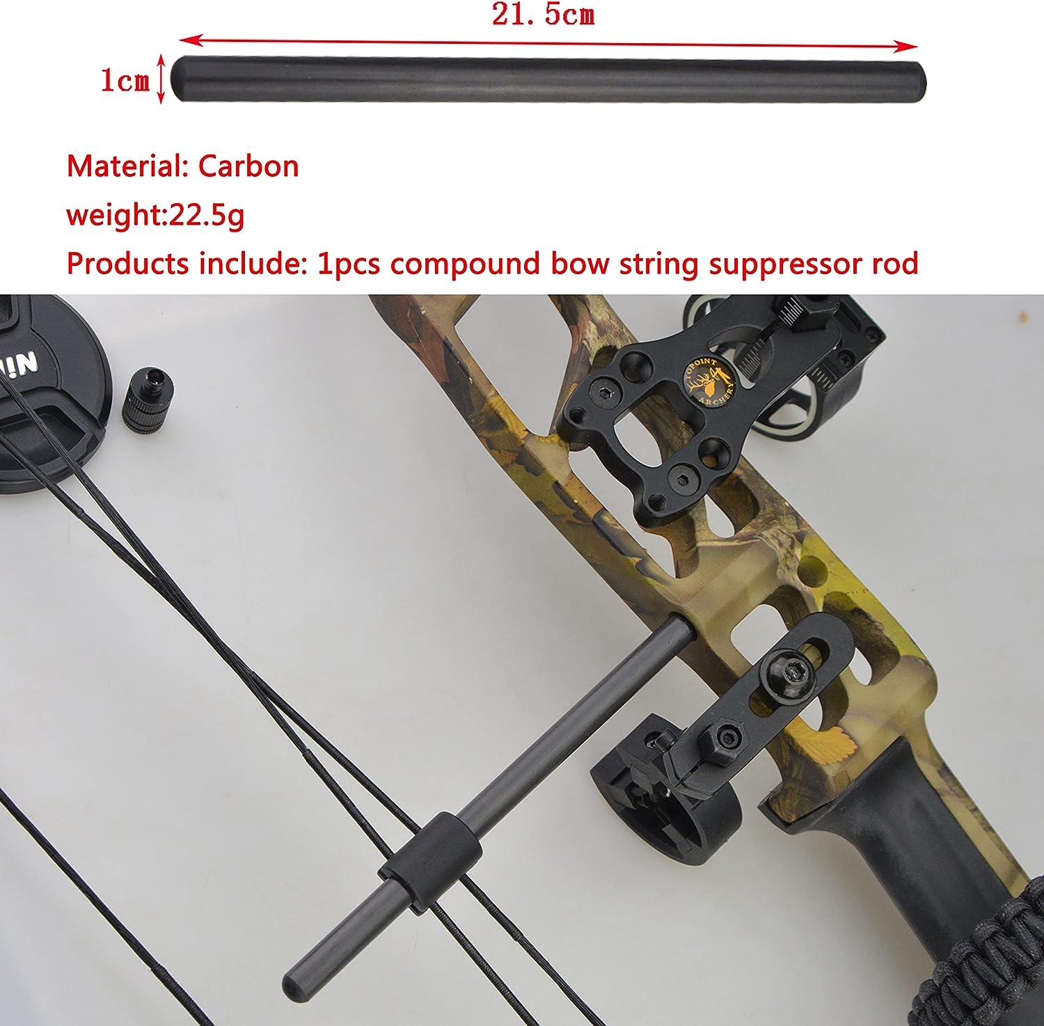 AMEYXGS Archery Compound Bow String Suppressor Rod Vibration Reducer ...